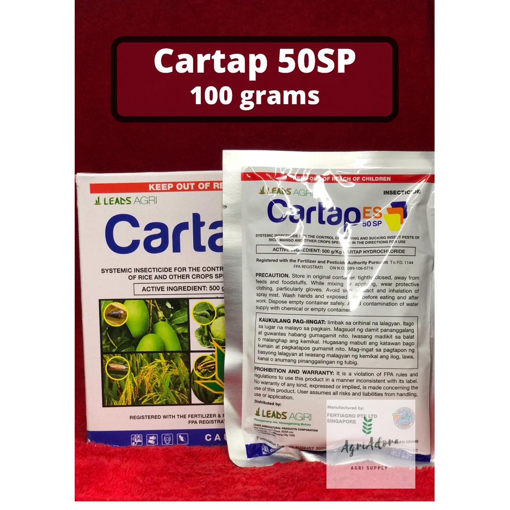 Cartap ES 50 SP Insecticide 100 grams (Leads Agri) | Shopee Philippines