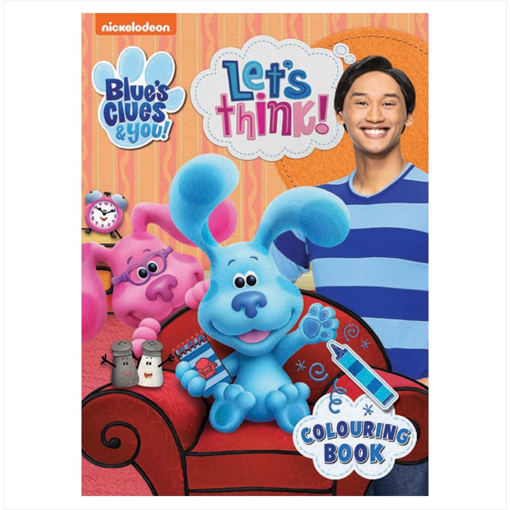 Blues Clues Colouring Book For Kids To Colour & Decorate | Shopee ...