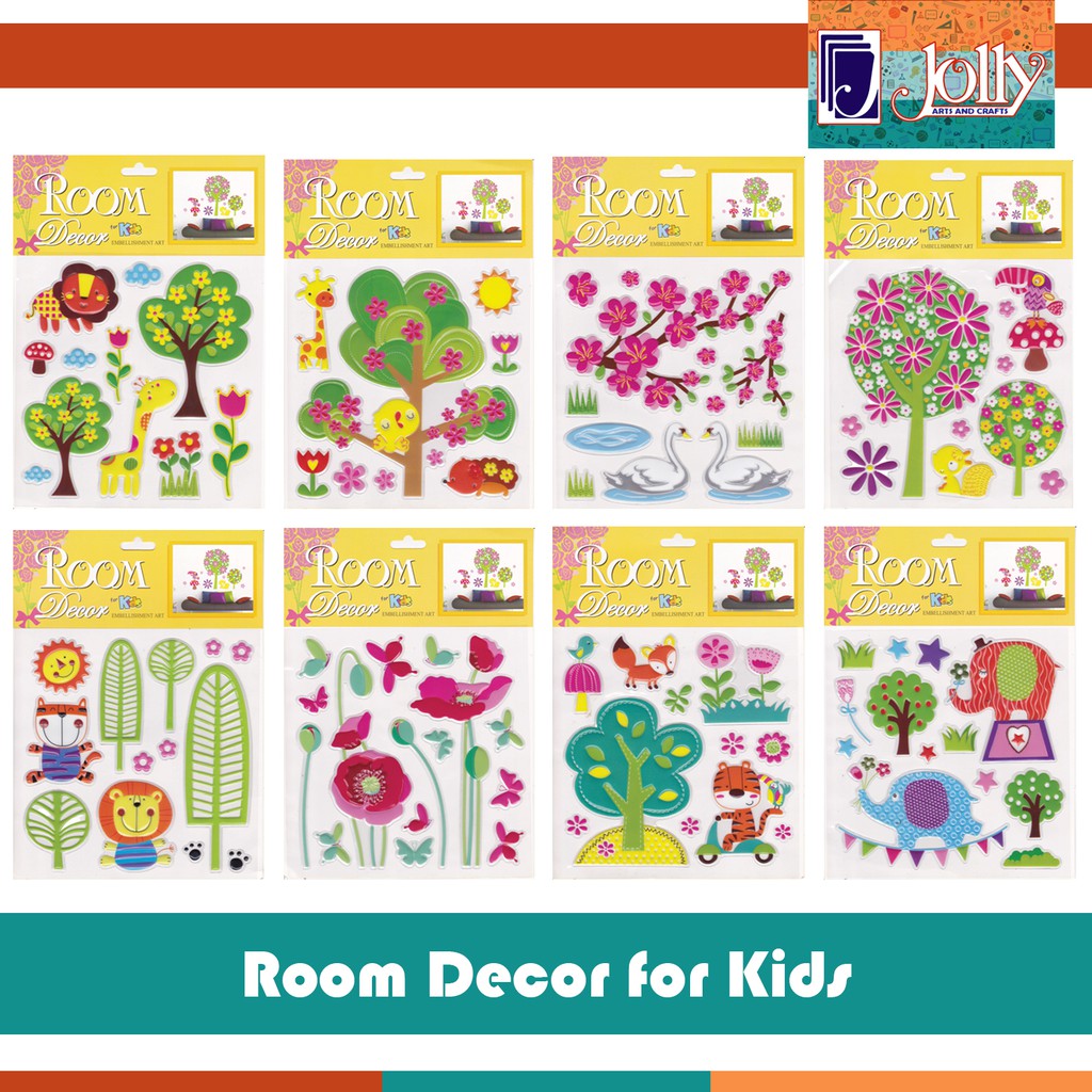Room Decor Sticker For Kids Design 10-17 | Shopee Philippines