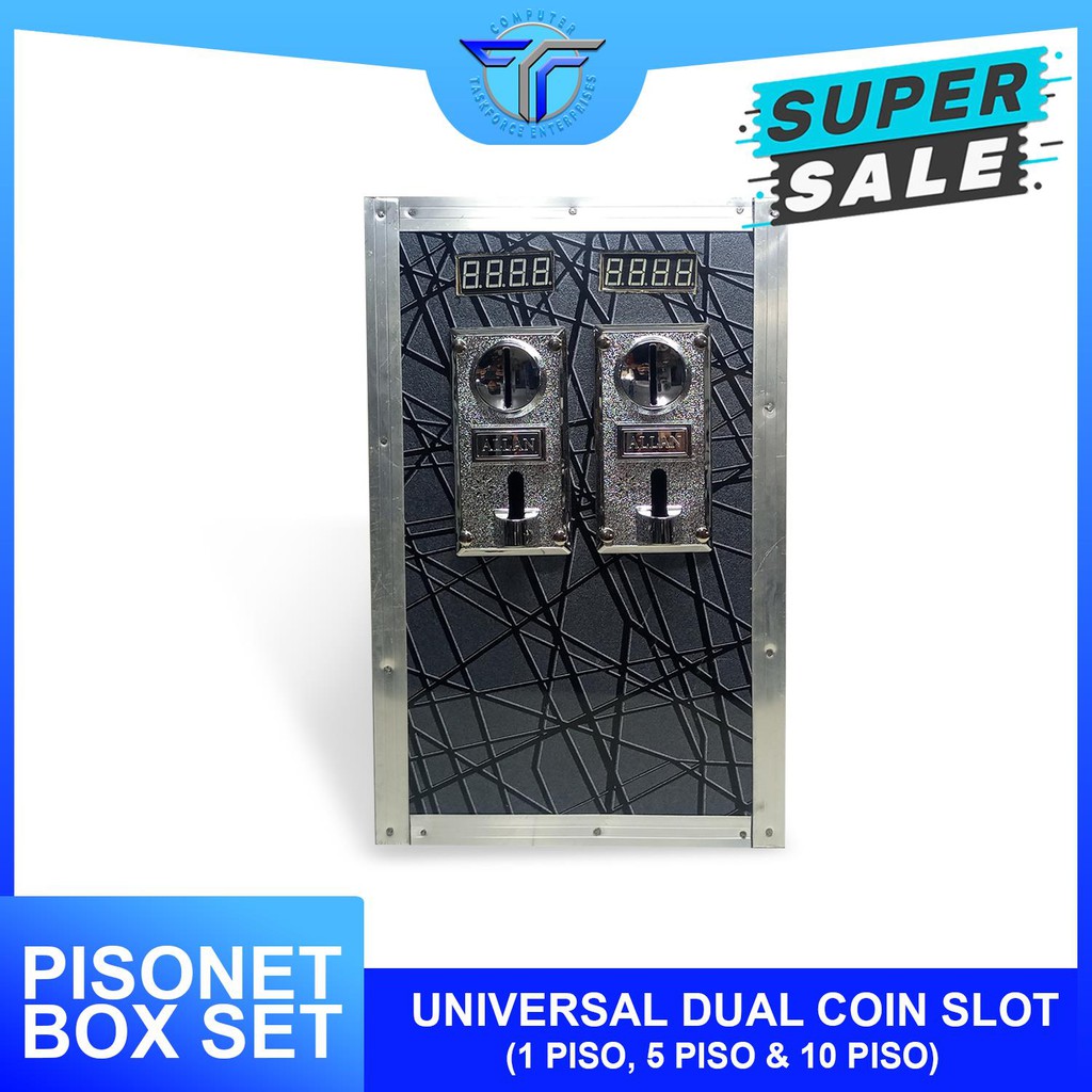 Twin PISONET Dual Box UNIVERSAL Coinslot | Shopee Philippines
