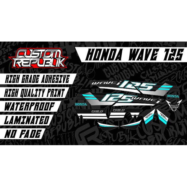 Honda Wave i 125 Stock Decals Set | Shopee Philippines