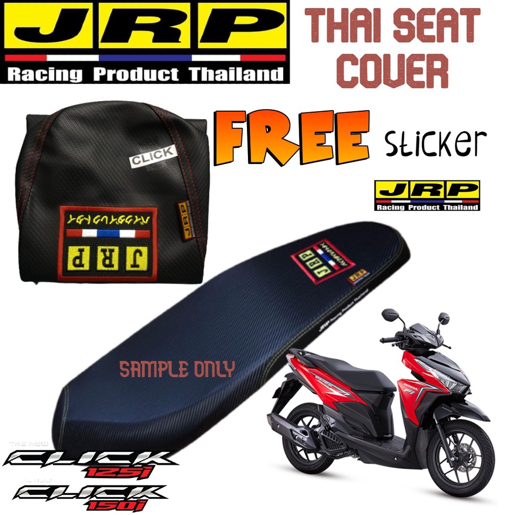 HONDA CLICK 125 HIGH QUALITY Thai JRP Seat Cover DRY CARBON MAY TAHI ...