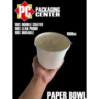 1000cc Paper Bowl With Lids Set by 50pcs per box | Shopee Philippines