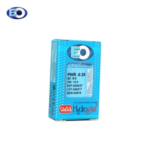 EO Flexwear Vision UV Disposable Clear Graded Contact Lenses (-0.50 to ...