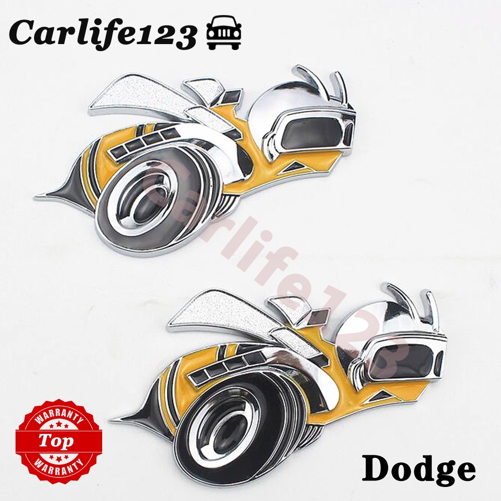 Dodge Charger SRT Logo Big Bee Pattern Emblem Badge Car Rear Body ...
