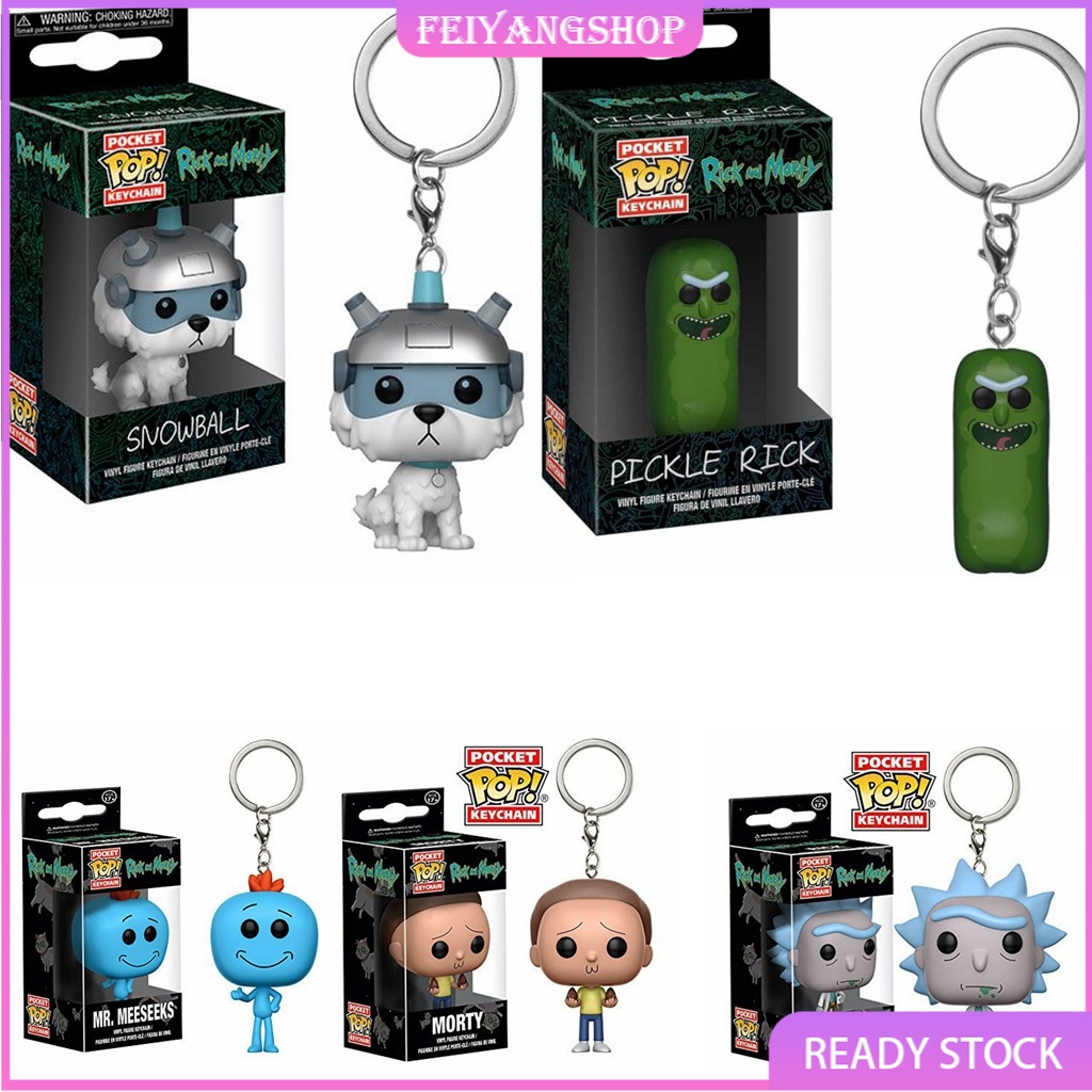 Funko POP Rick and Morty Keychain Pendant Doll Figure | Shopee Philippines