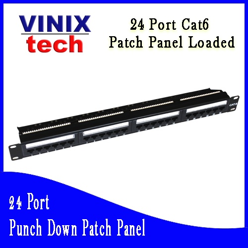 24 Port Patch Panel Loaded (Standard Data Cabinet) | Shopee Philippines