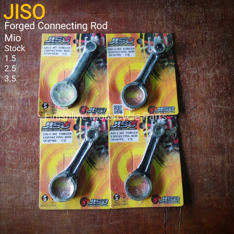 Jiso LHK Forged Connecting Rod Mio Sporty Amore Fino Nouvo Stock/1.5/2. ...