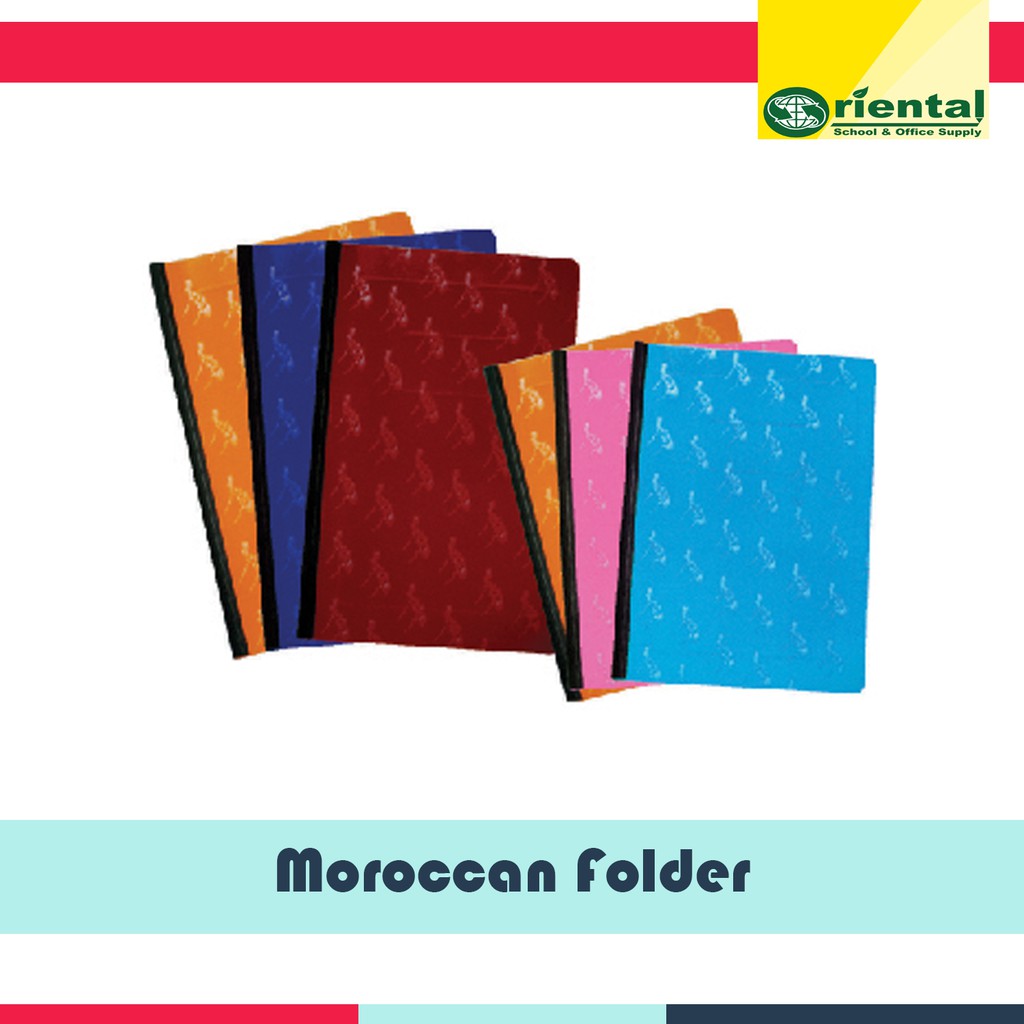 Jolly Moroccan Folder - Random Color Long & Size Colored Moroccan ...