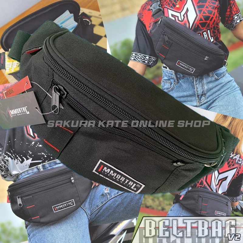 BELT BAG V2 BY IMMORTAL MOTOBAG | Shopee Philippines