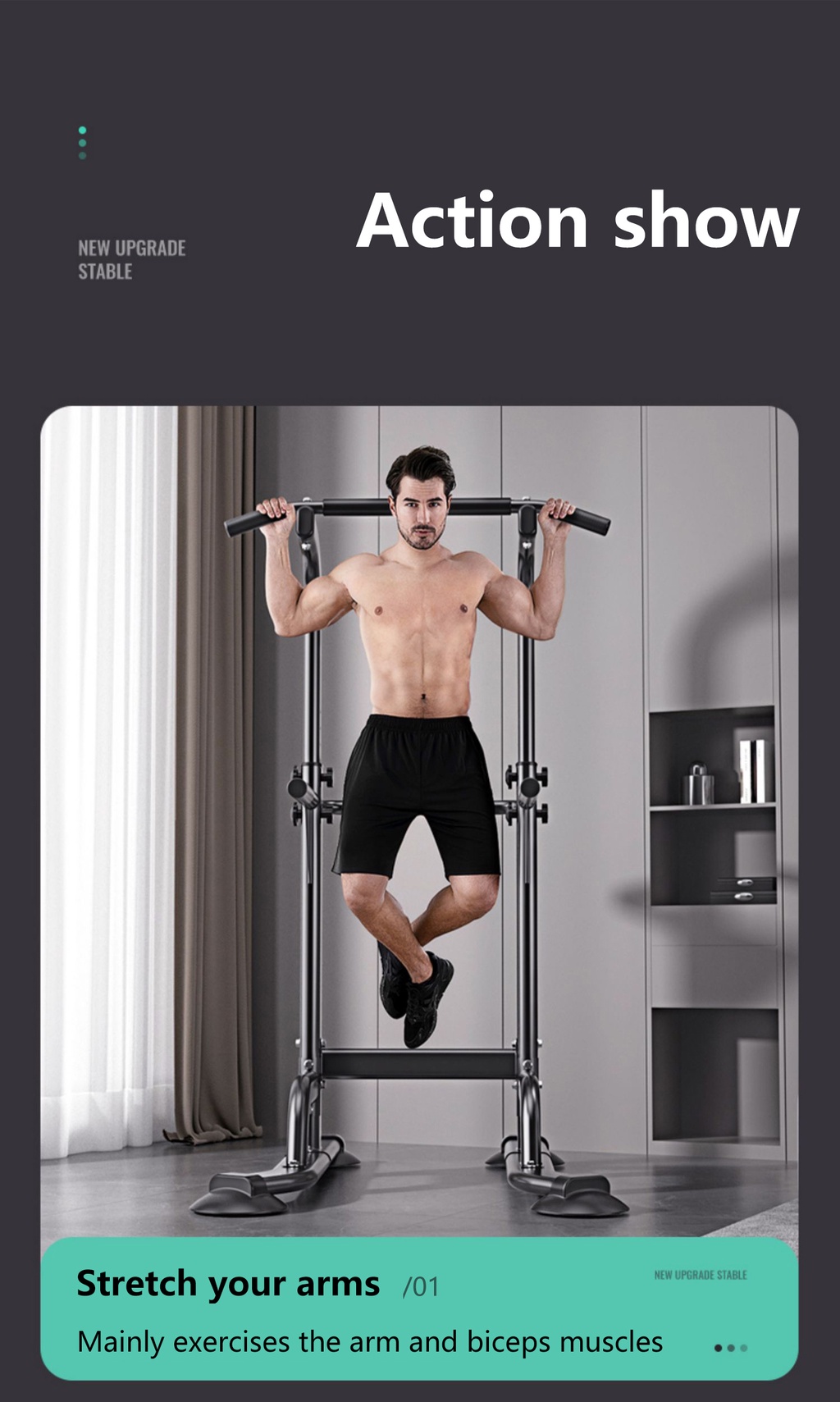 Pull-Ups Bar Push-Up machines Single-bar Parallel bars exercise fitness ...