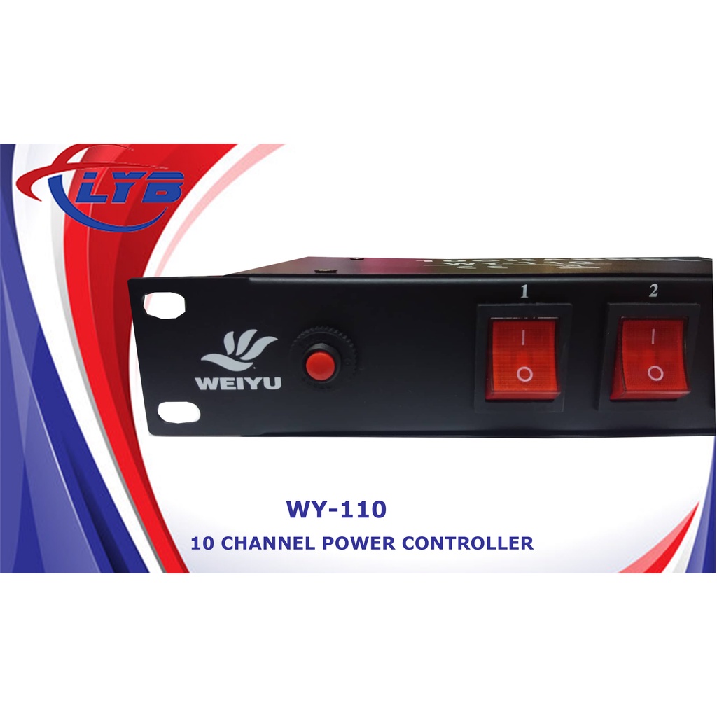 WEIYU WY -110 , 10 Channel Power Controller 10 Power Switches Extension ...