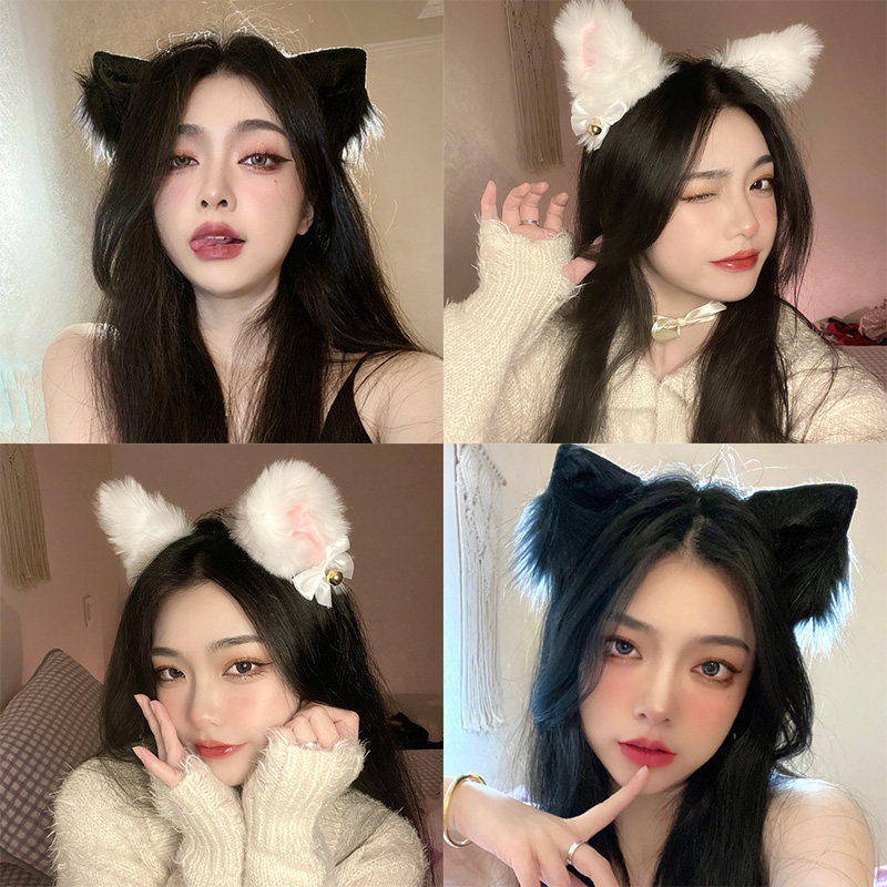 Cute Japanese Cat Ear Headband Accessories Gift | Shopee Philippines
