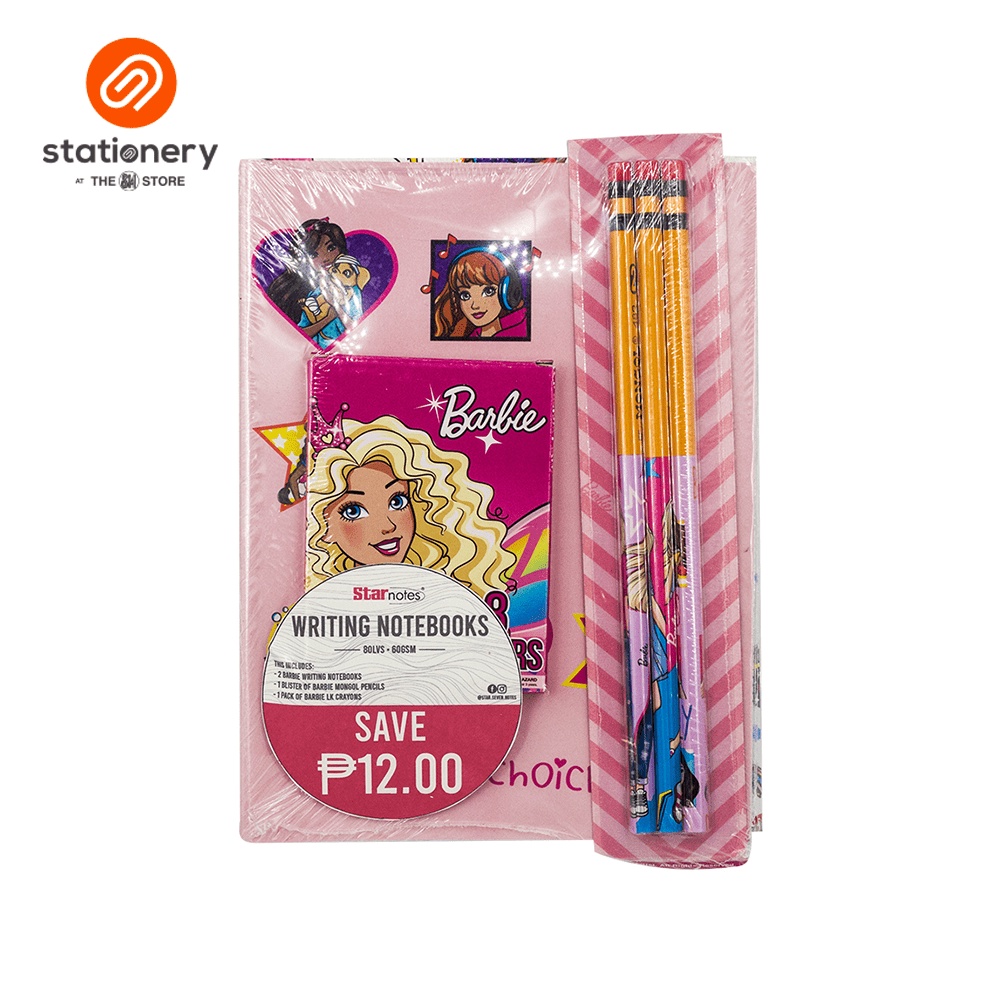 Starnotes Writing Notebook Barbie Bundle | Shopee Philippines