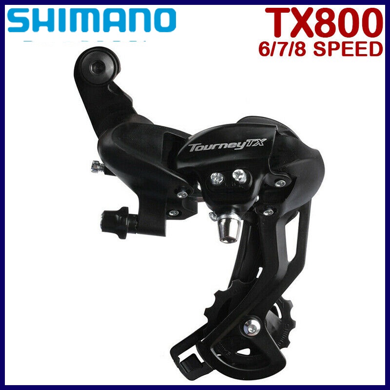 Shimano Tourney Tx800 7/8 Speed Rear Derailleur MTB Mountain Bicycle ...