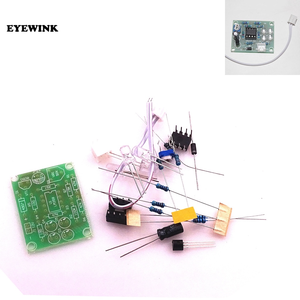 LM358 Breathing Light Parts Electronic DIY Fun Making KIT Blue Flashing ... LM358 Breathing Light Parts Electronic DIY Fun Making KIT Blue Flashing ...