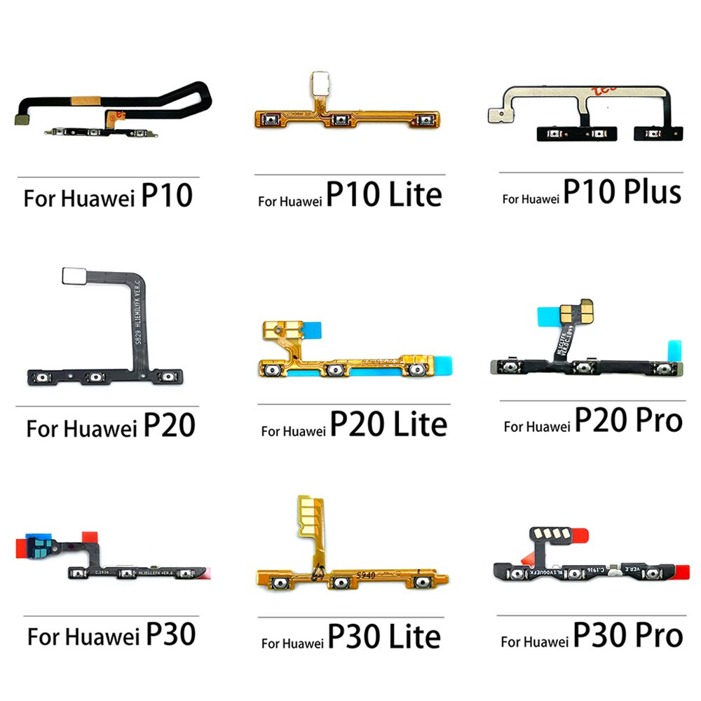 Power On Off Switch Volume Side Key Button Flex Cable Repair Parts For ...