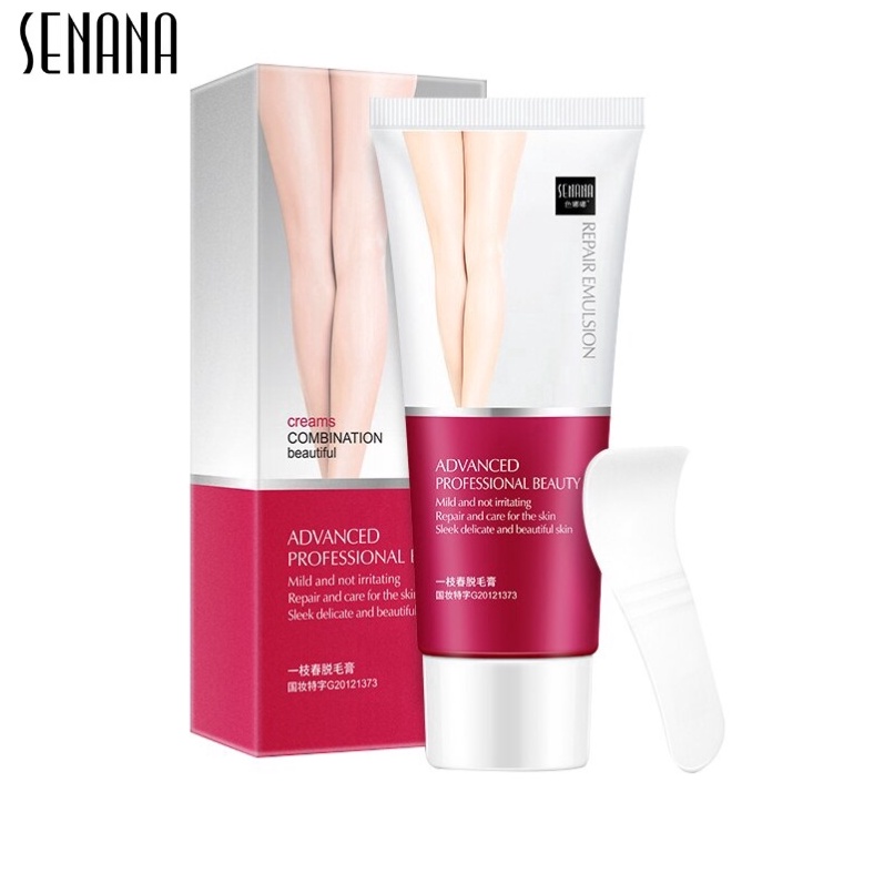SENANA Depilatory Cream Body Painless Effective Hair Removal Cream ...
