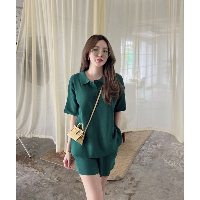 Only.Fashion Knitted Terno Short #2632 | Shopee Philippines