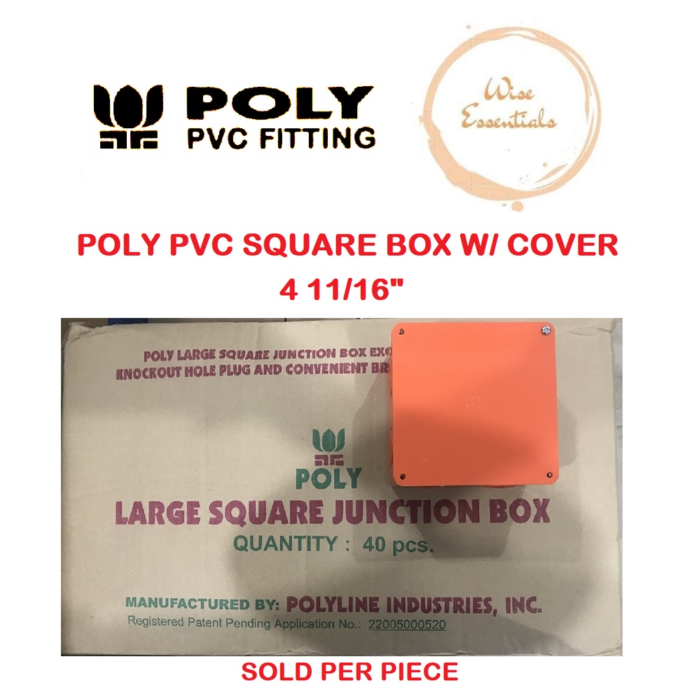 POLY PVC Square Box with Cover | Shopee Philippines