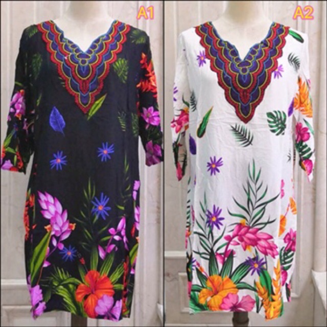 New arrivals plus size floral dress | Shopee Philippines