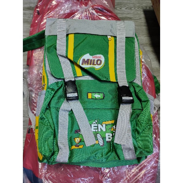 Backpack MILO Travel 25x35x10CM | Shopee Philippines