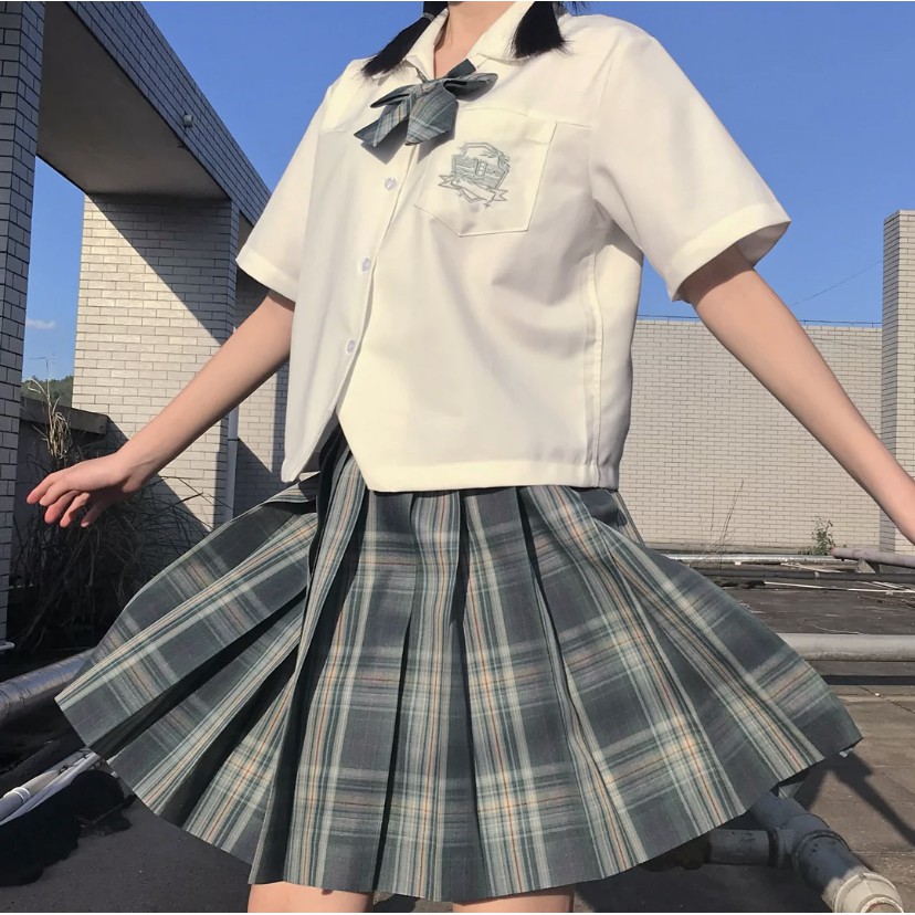 Letter from the forest of rabbit JK original uniform pleated skirt ...