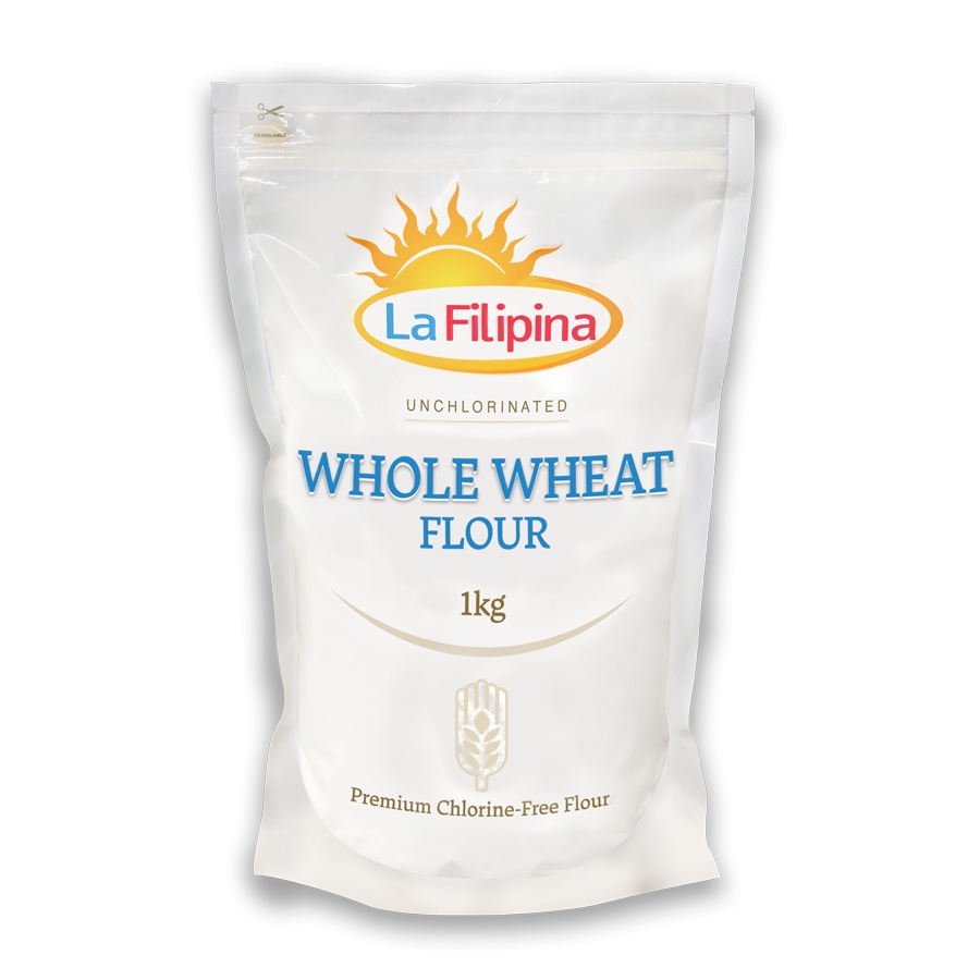 La Filipina Unchlorinated Whole Wheat Flour 1kg | Shopee Philippines