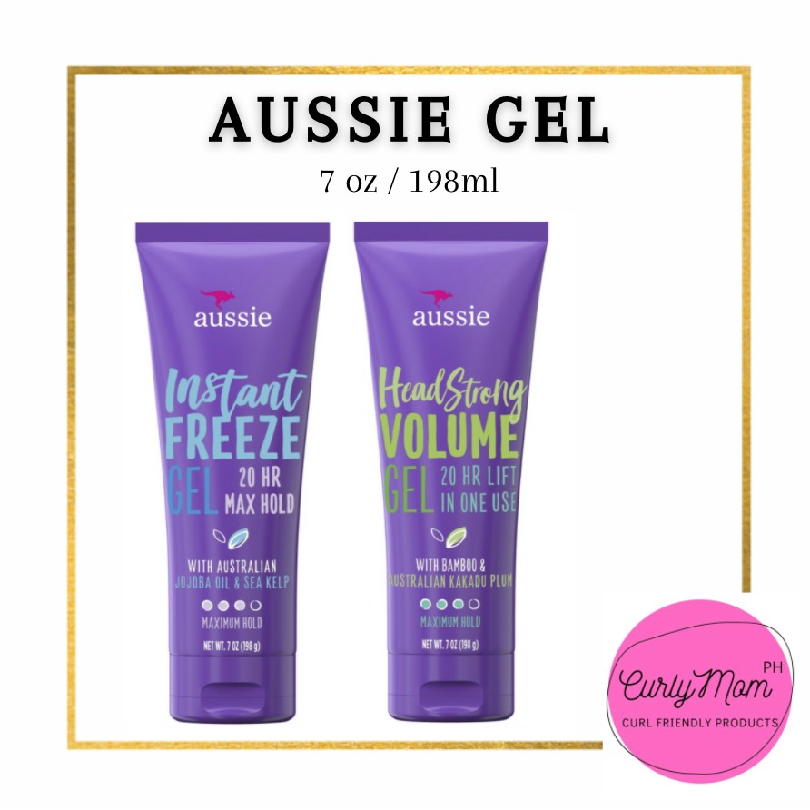 Aussie Hair Gel 7oz - Instant Freeze and Headstrong Volume Hair Gel ...