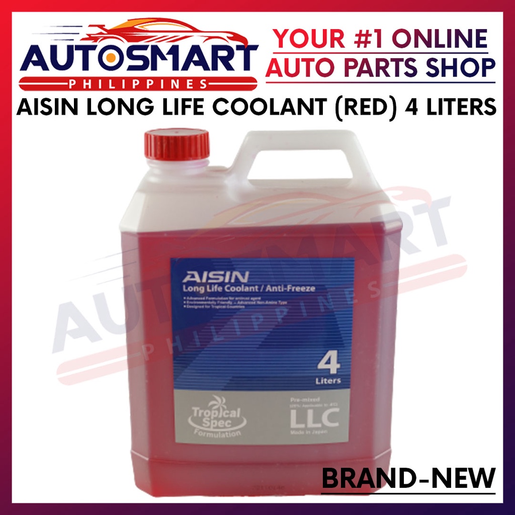 Aisin Japan Long Life Coolant 4 Liters (Red) | Shopee Philippines