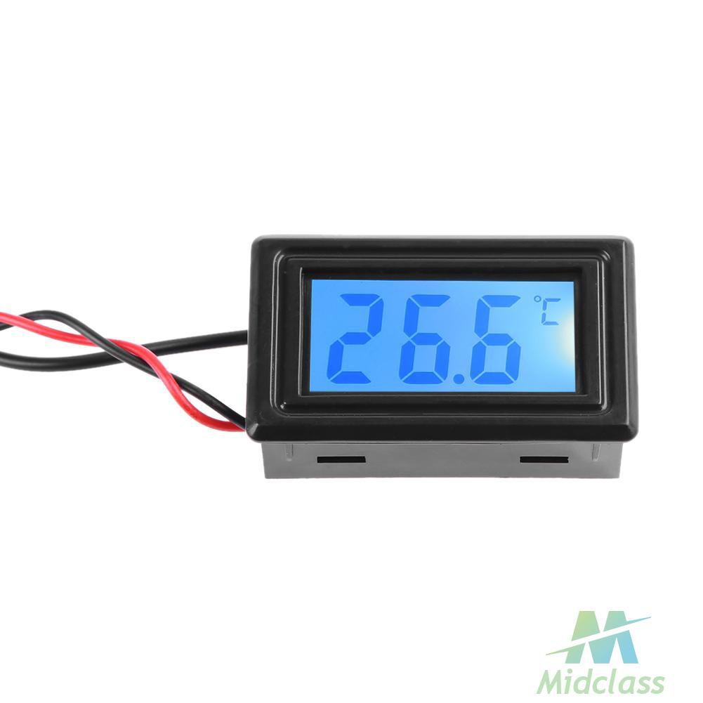 Ms 3 Way LED Digital Thermometer Flow Meter for PC Water Cooling Liquid ...