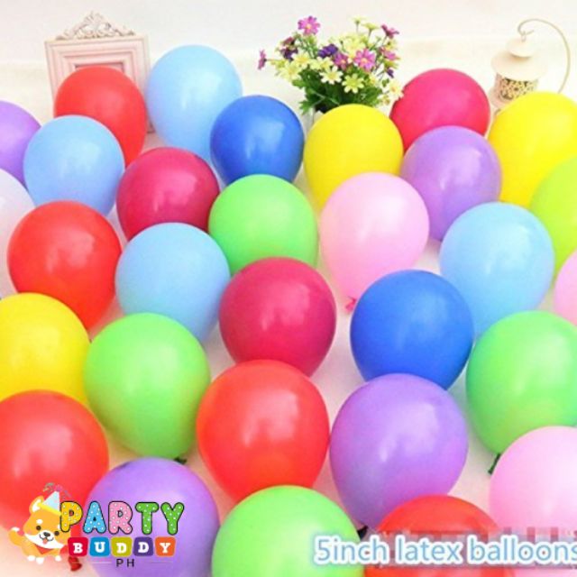 P10 ONLY ! 10pcs na ( PISO DEAL ) 5 / 6" Metallic Glossy Balloons ...