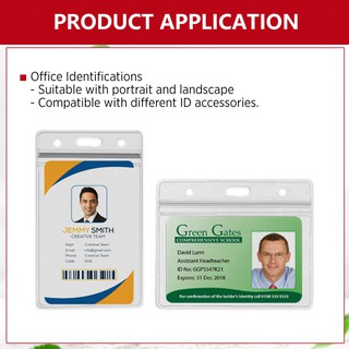 Plastic ID Case Transparent Waterproof (10 - 50 pcs per pack ...