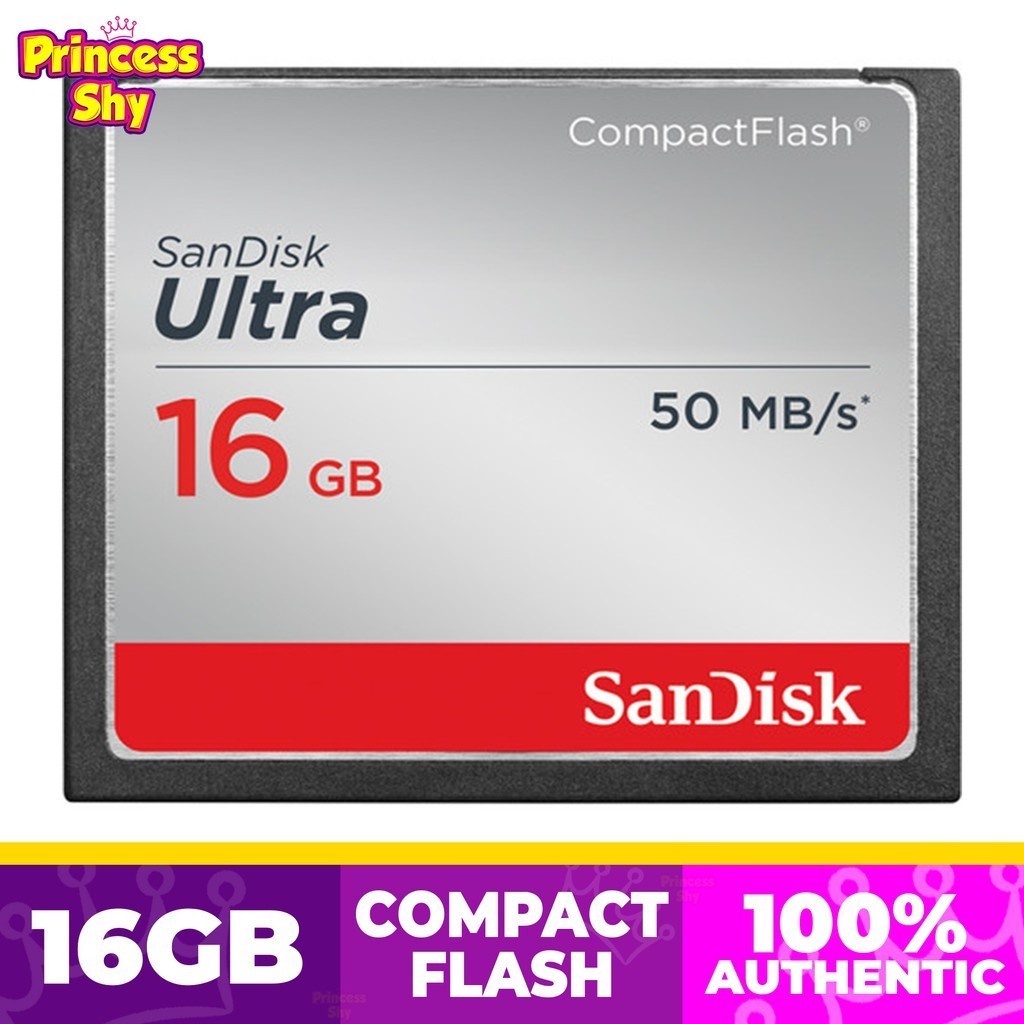 SanDisk 16GB Ultra Compact Flash Memory Card SDCFHS-016G | Shopee ...