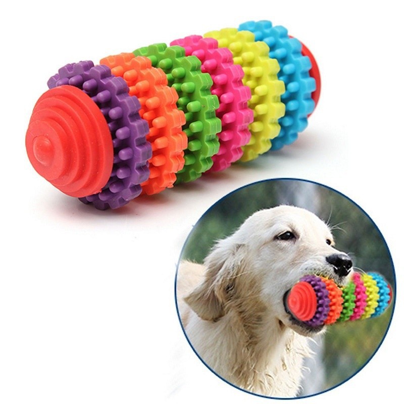 Rubber Dental Teething Healthy Teeth Gums Chew Toy Tool For Pets Dogs ...