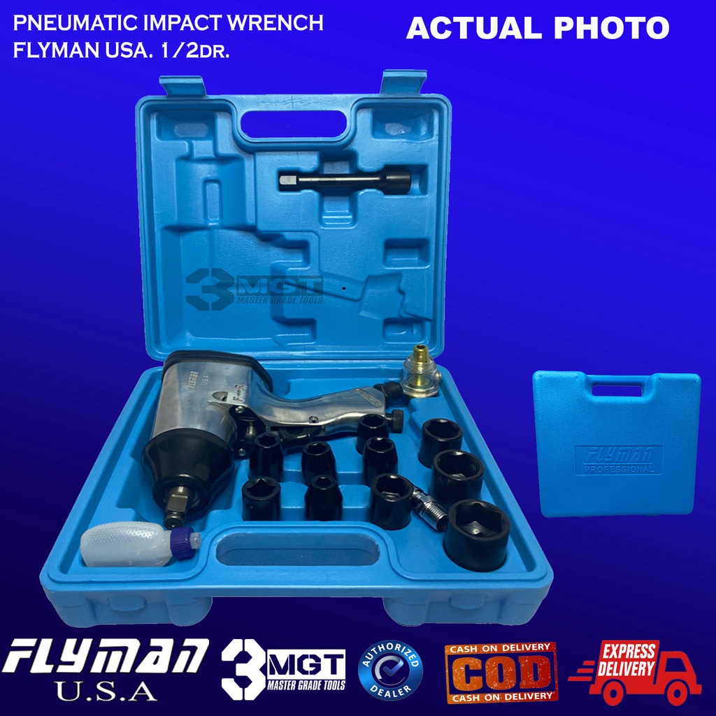 Flyman AIR IMPACT PNEUMATIC IMPACT WRENCH | Shopee Philippines