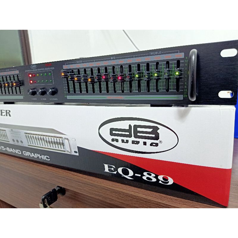 DB Audio Dual 15 band EQ-89 Equalizer (Original) | Shopee Philippines