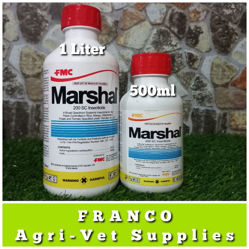 Marshal 200 SC ( 1Liter / 500ml ) Insecticide | Shopee Philippines