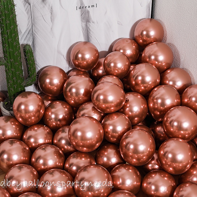 10inch 10/20pcs chrome balloon metallic latex chromium balloon birthday ...