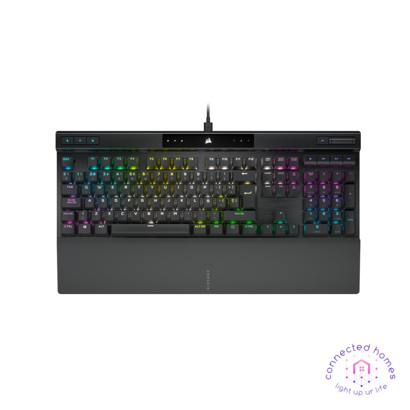 Corsair K70 RGB PRO Mechanical Gaming Keyboard with Polycarbonate Keycaps, Backlit RGB LED ...