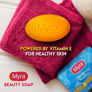 Myra Whitening Beauty Soap 90g x 3s | Shopee Philippines