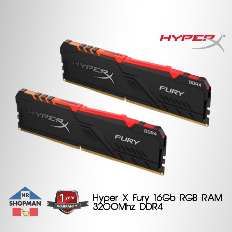 Kingston Hyper X Fury / Fury Beast / 8Gb / 16Gb 3200Mhz DDR4 RGB Hyperx ...