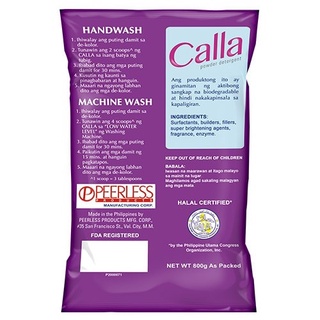 Calla Detergent Powder Fabcon Rose Garden 800g | Shopee Philippines