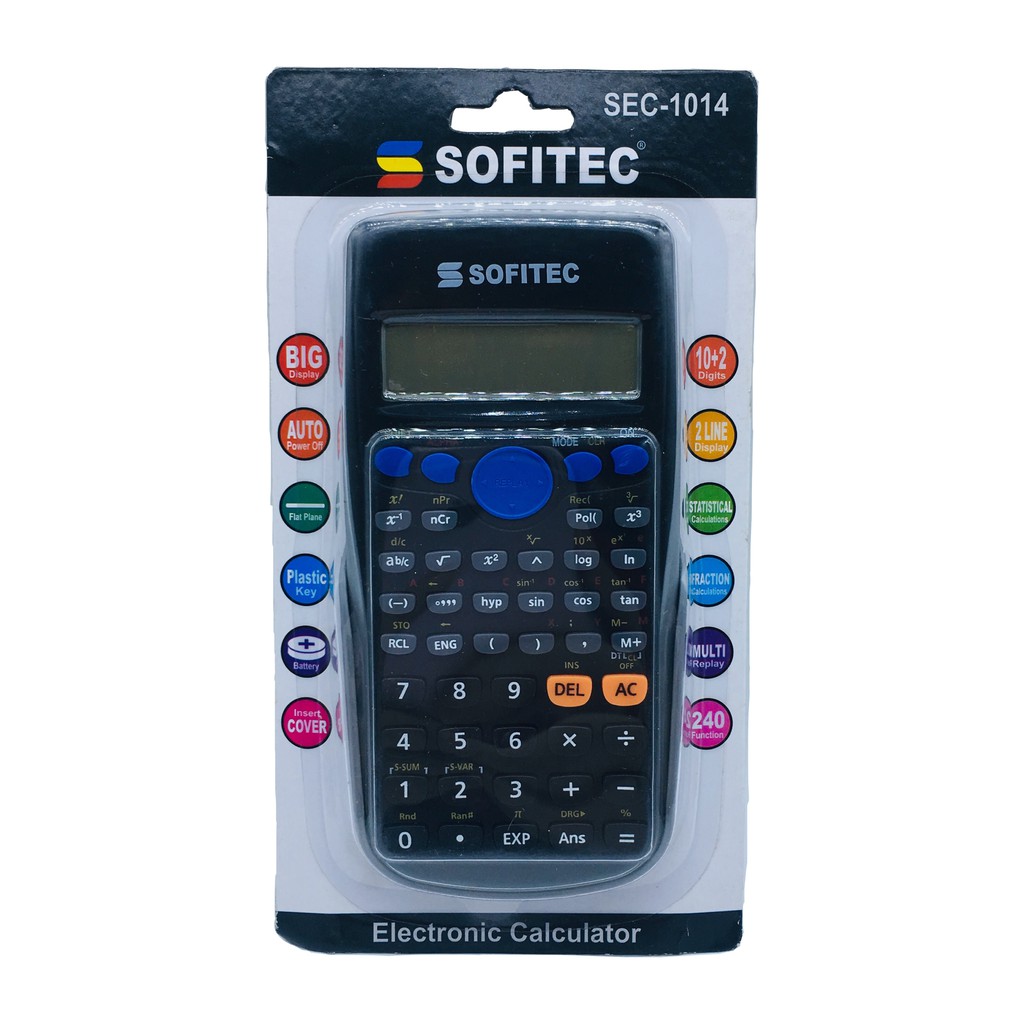 SOFITEC SEC-1014 calculator scientific calculator | Shopee Philippines