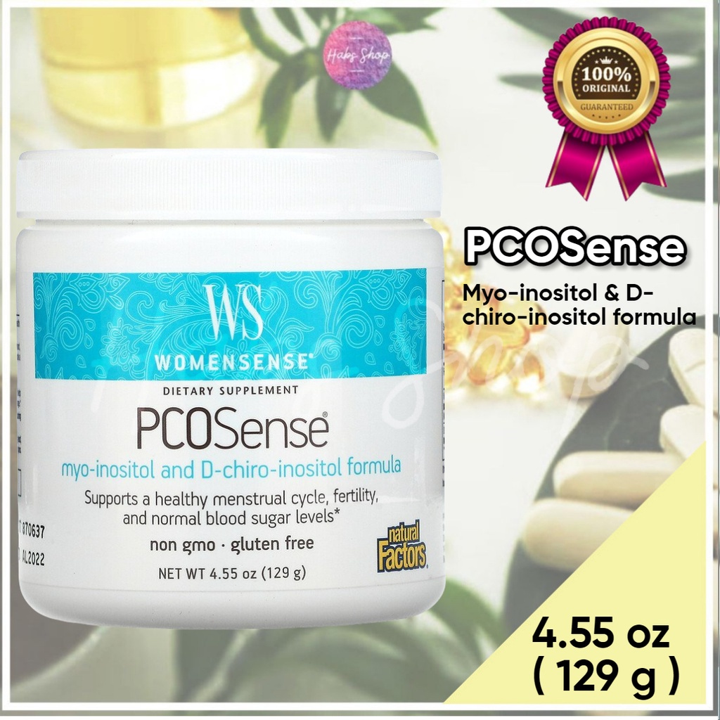 Pcosense by womensense natural factors Myo.Inositol Dchiro-inositol ...