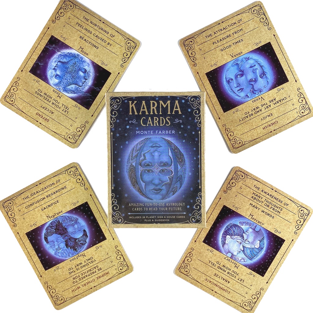 Karma Oracle Cards Fortune-telling Prophecy Tarot Deck With PDF ...