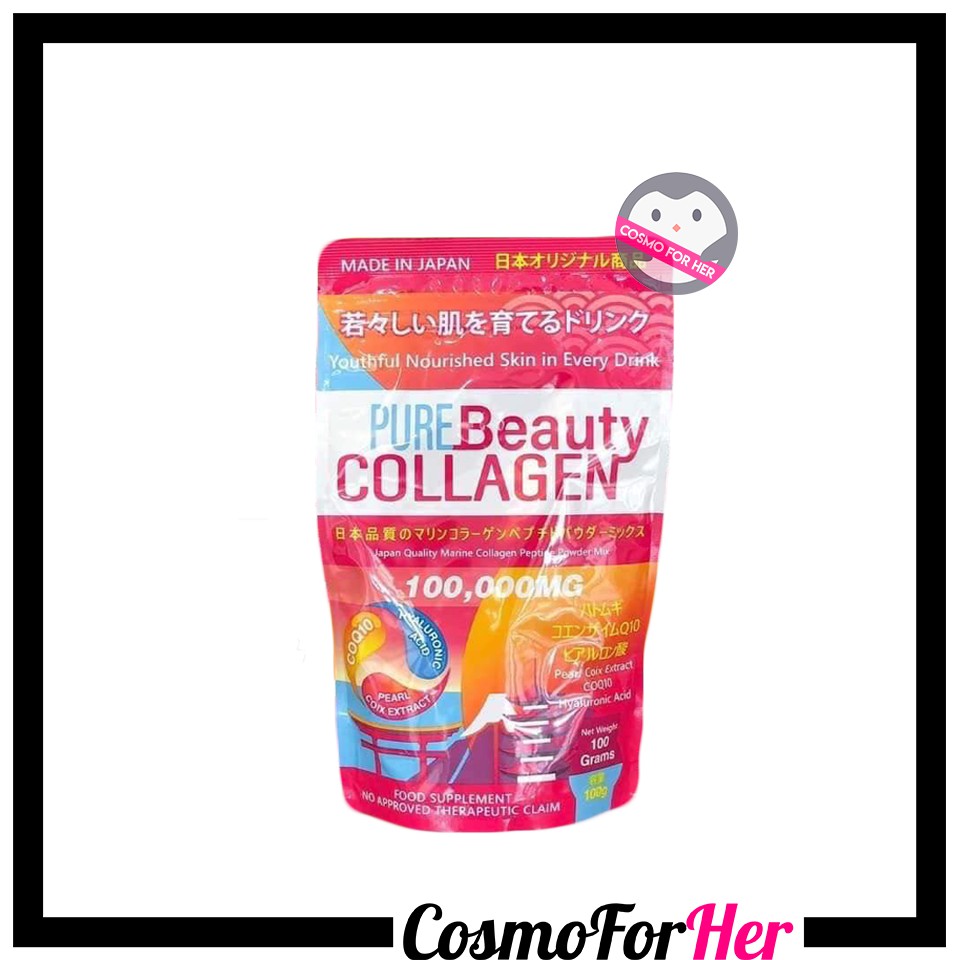 Authentic Pure Beauty Collagen Powdered Drink 100grams | Shopee Philippines