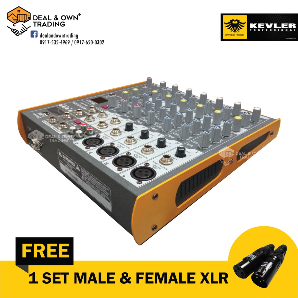 Kevler SMX-8BT 8 Channel Compact Passive Mixer USB/Bluetooth Ready ...