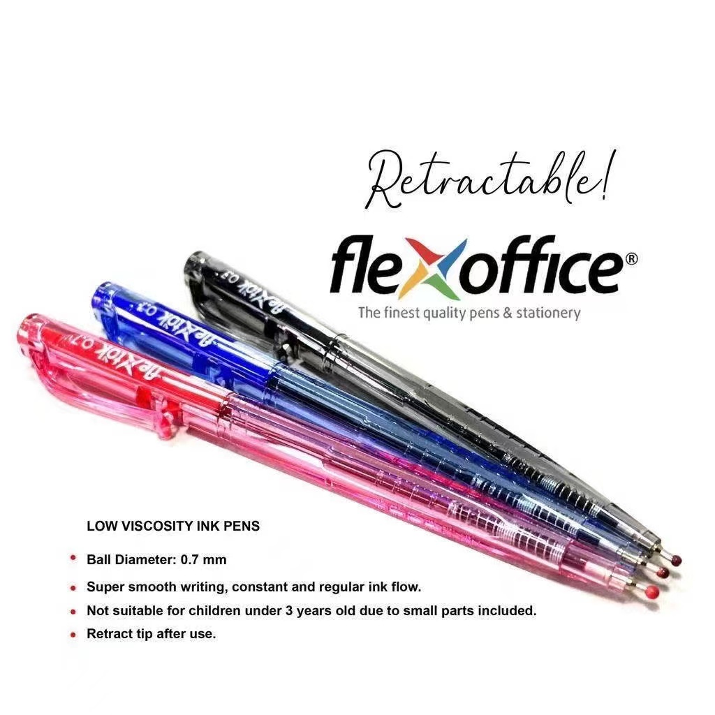 Flexoffice flexstick smooth ink pen FO-GELB036 Ballpen | Shopee Philippines