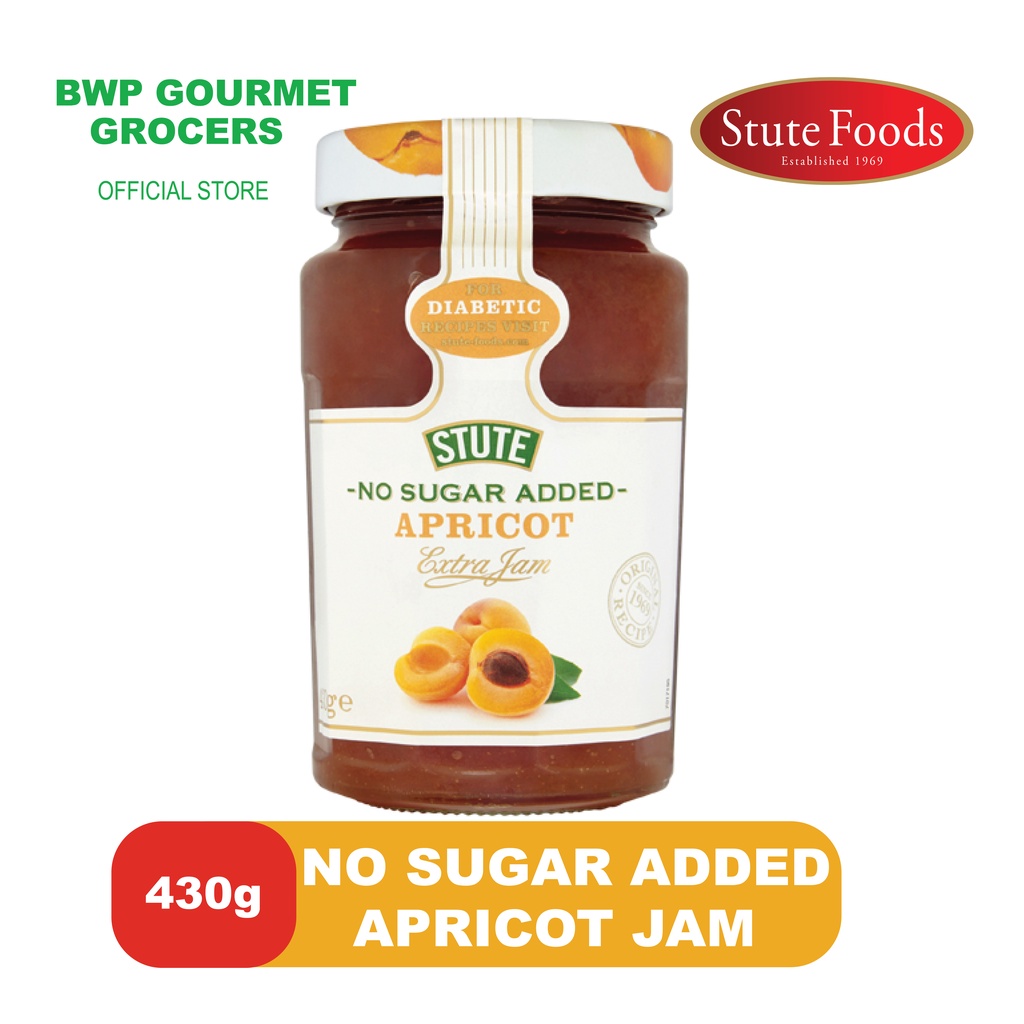Stute No Sugar Added Apricot Jam (430g) | Shopee Philippines